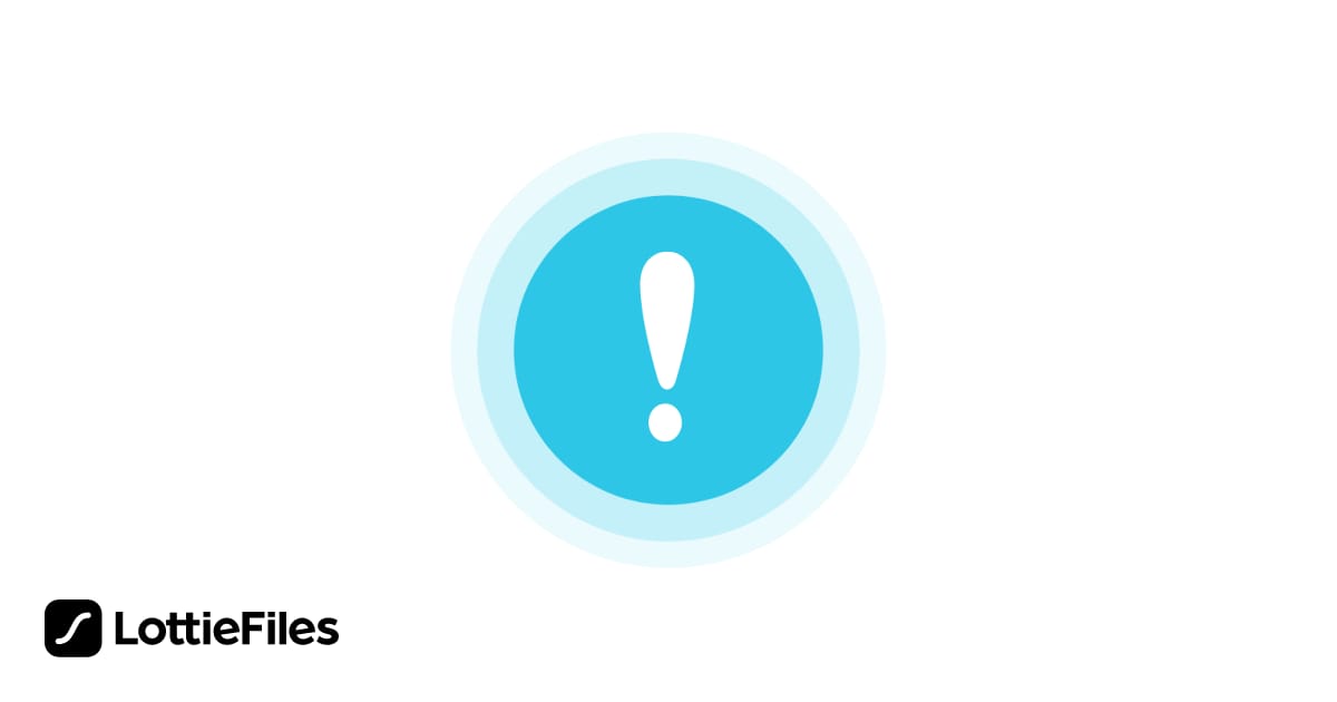 Free Blue alert Animation by Murilo Franceschetto | LottieFiles