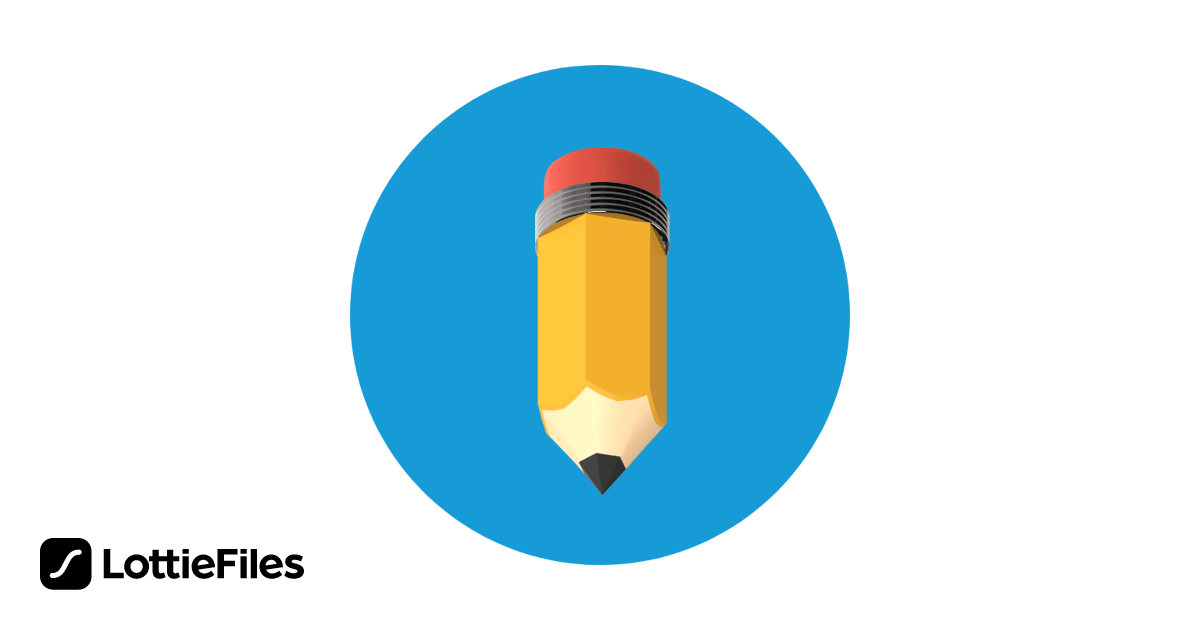 Free Pencil Animation by Quang Anh Trần | LottieFiles