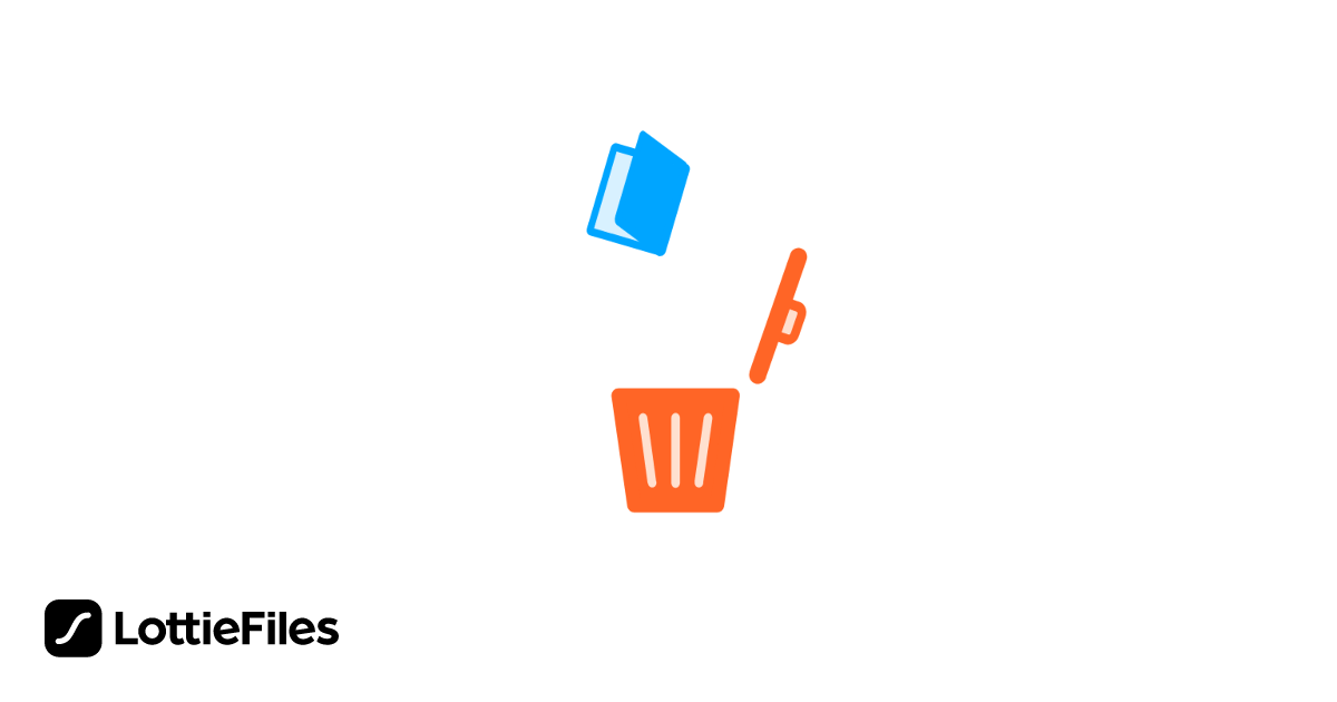 Free Delete Bin Animation by Creator Mahesh | LottieFiles