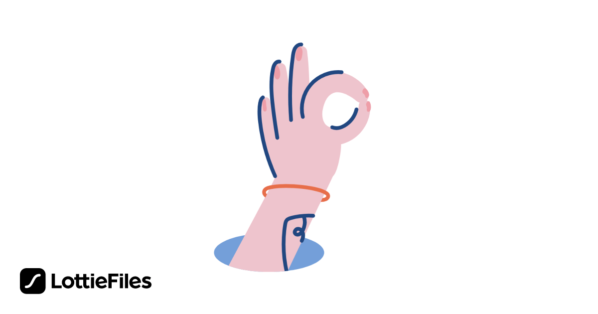 Free Ok hand Animation by Wanda Arca | LottieFiles