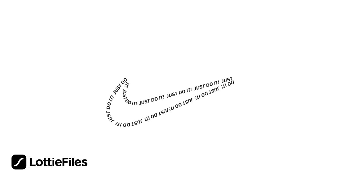 Free Nike Text Rotating Animation by Bhaskar Wary | LottieFiles