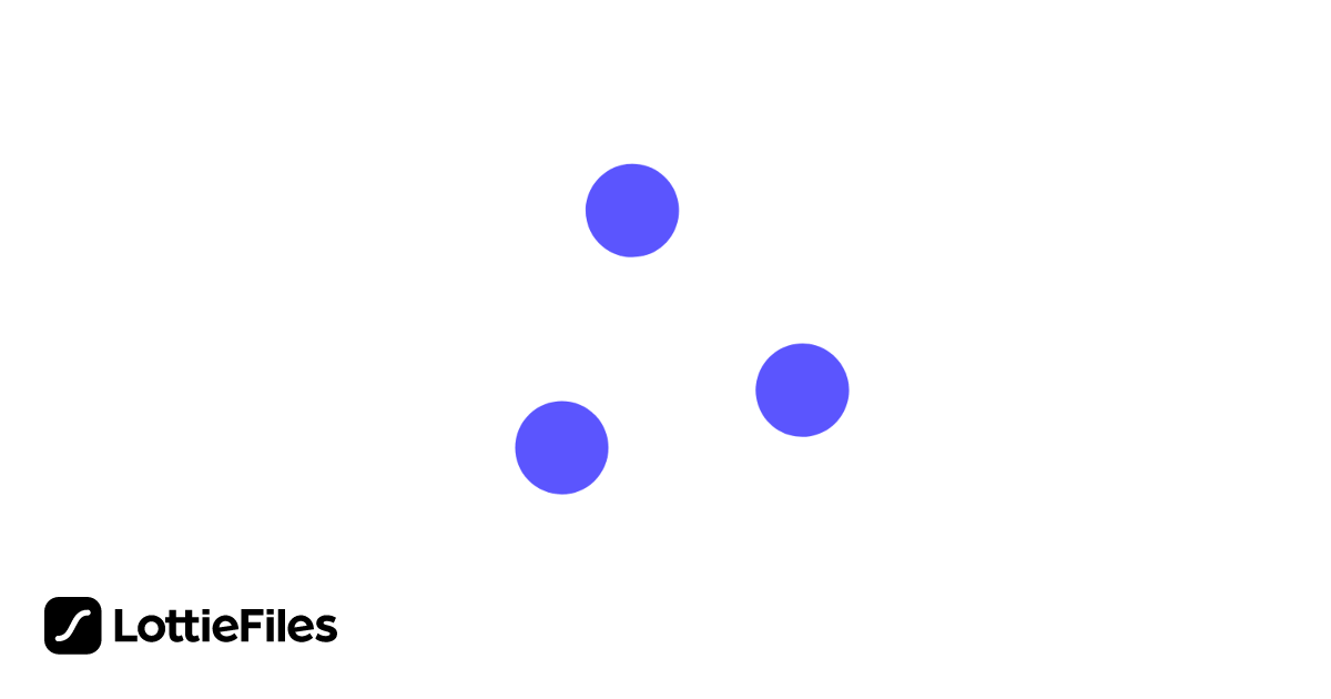 Free Triple circles Loader animation | Blue version Animation by ...
