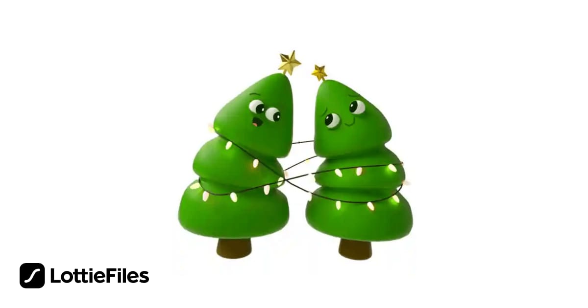 Free Christmas Trees Animation by Irfan Munawar | LottieFiles