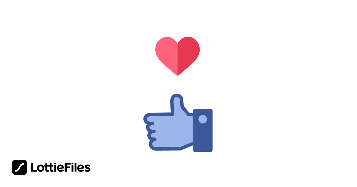 Free Like facebook Animation by Piero Perilli | LottieFiles