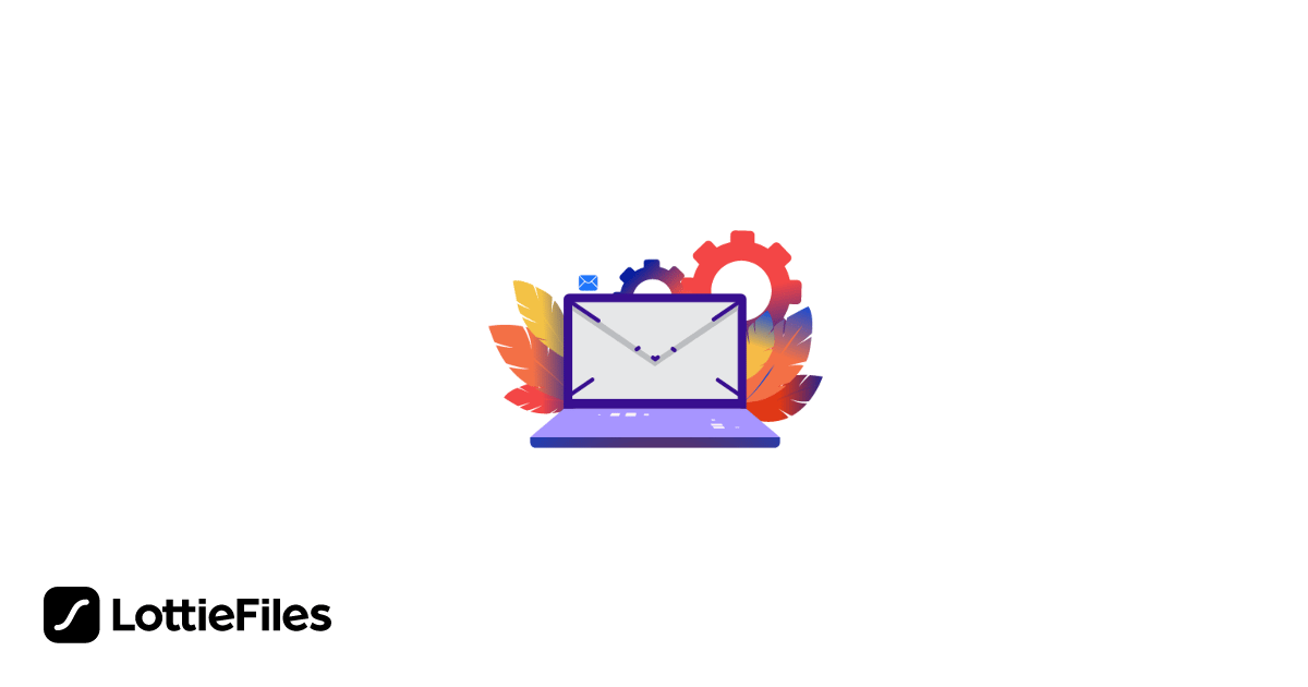 Free Emailing Laptop Animation by Sheikh Sohel | LottieFiles