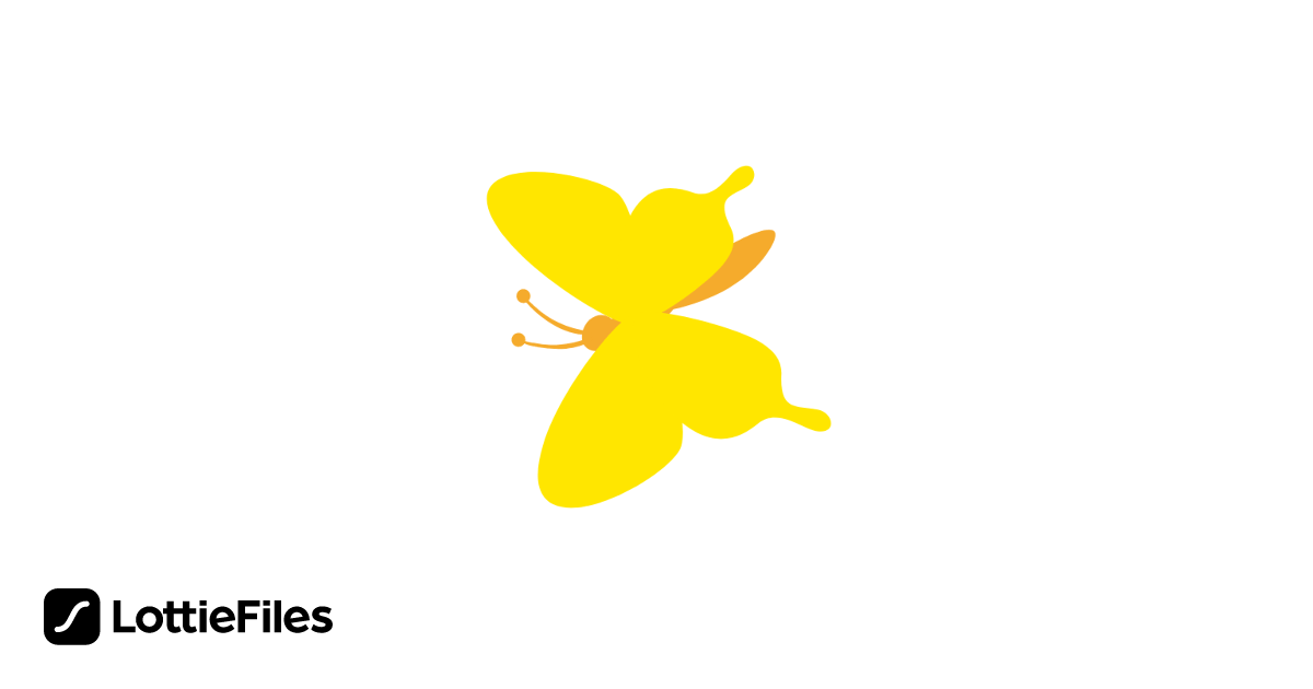 Free Flying Butterfly Animation by Pokota Poco | LottieFiles