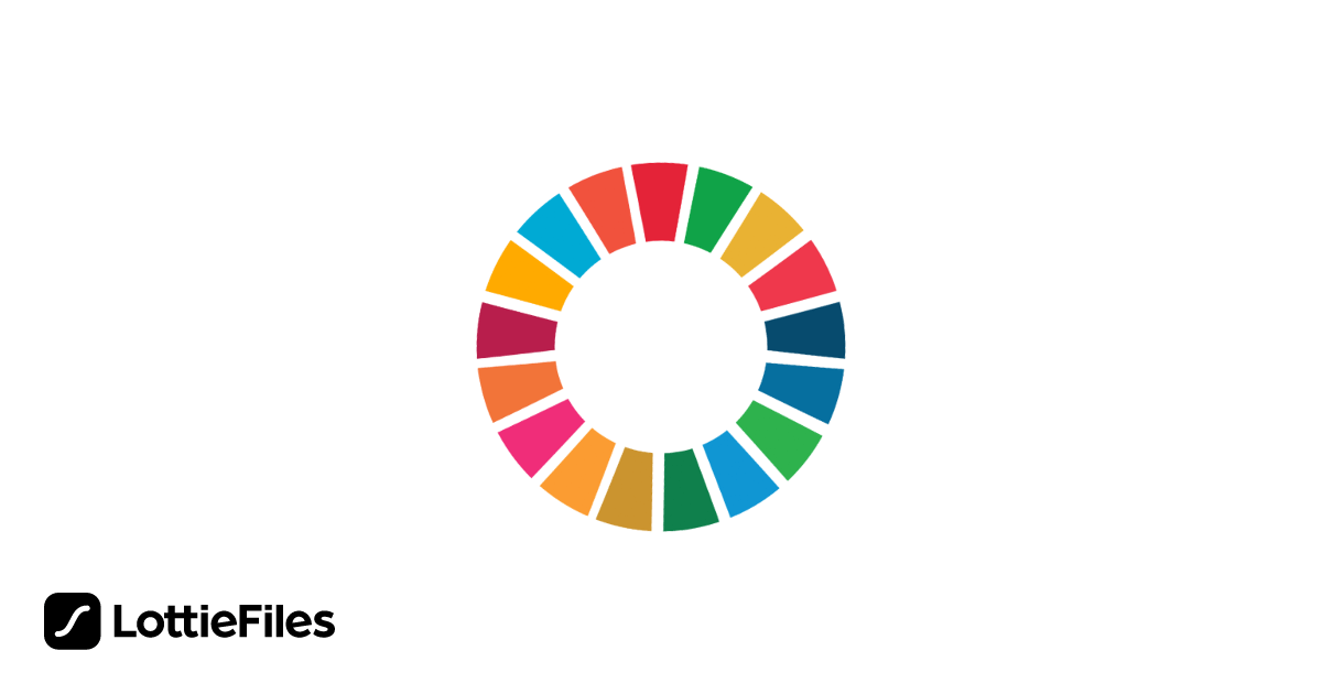 Free SDG Logo Rotation Animation by Afandi Azmi | LottieFiles