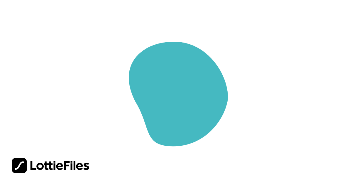 Free Blue blob Animation by Yasvi Patel | LottieFiles