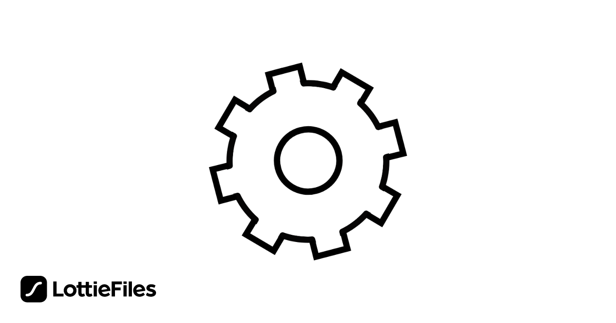 Free Setting - gear animated icon. Animation by Tim John | LottieFiles