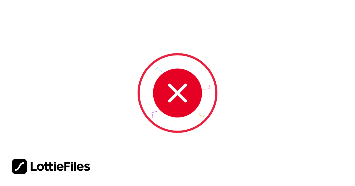Free cancel animation Animation by Emmanuel Adegbe | LottieFiles