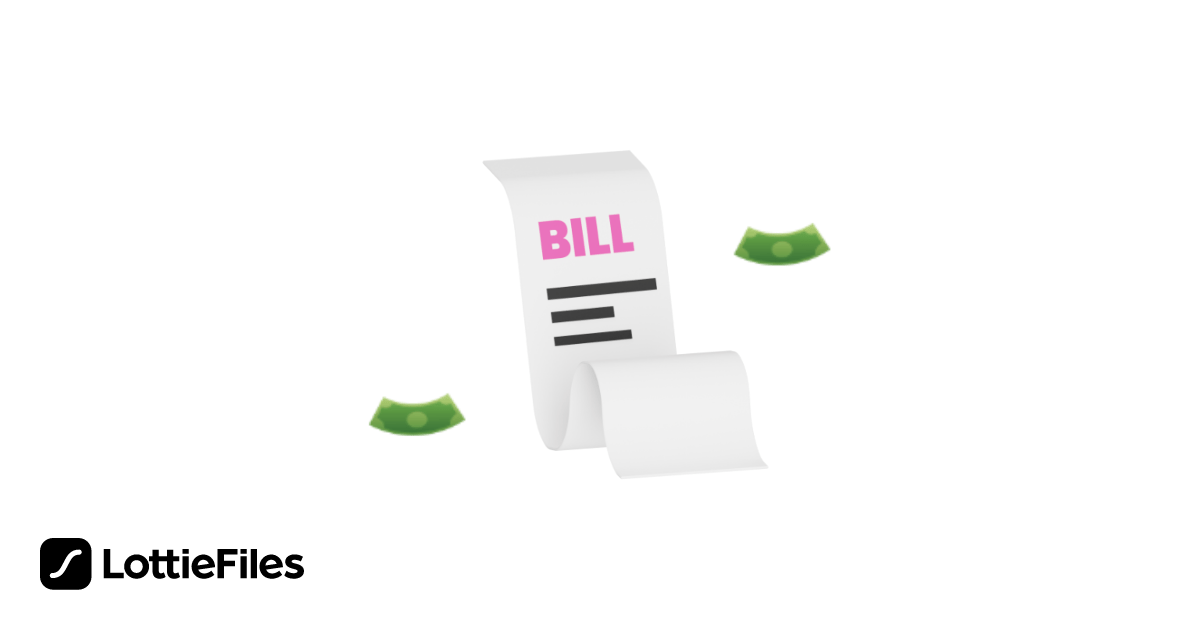 Free Cash Bill Payment Animation by John Brown | LottieFiles