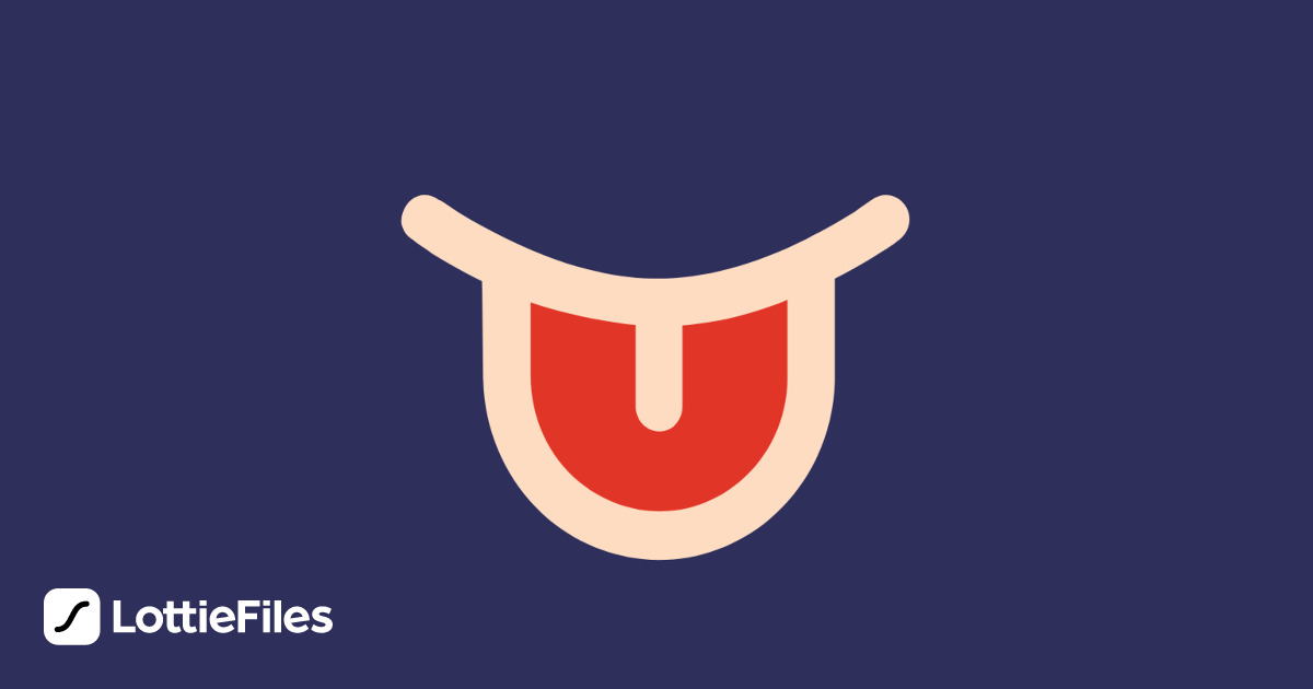 Free tongue smile Animation by Allan Holmes | LottieFiles