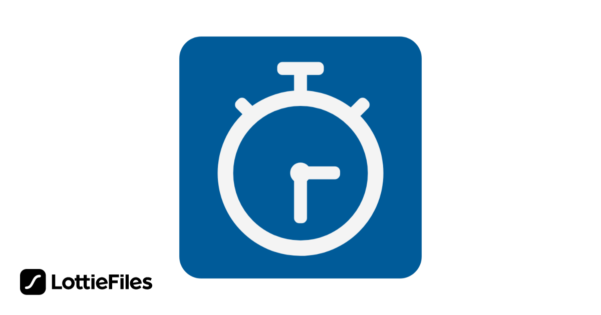 Free stopwatch Animation by Stefan Lamprecht | LottieFiles