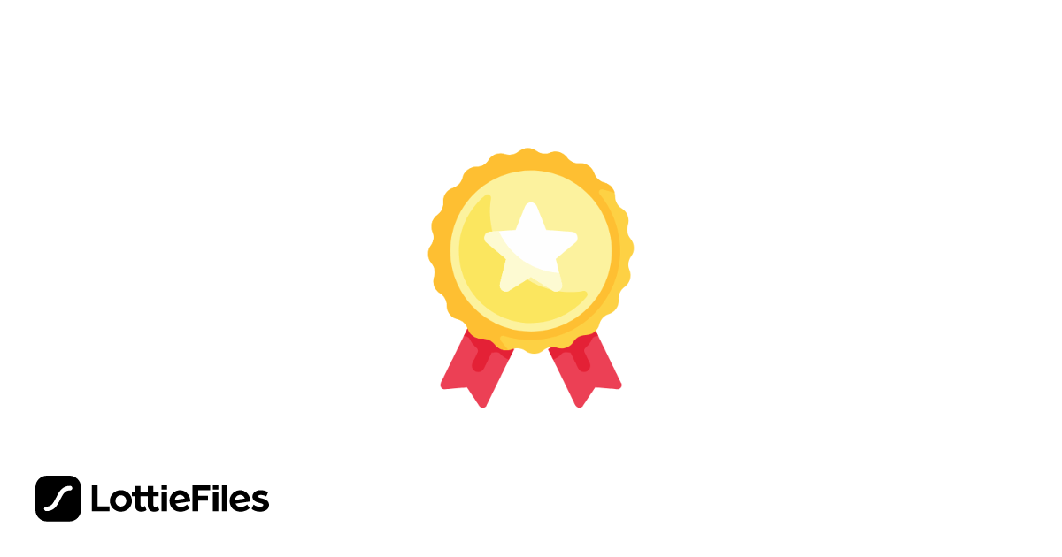 Free Award Badge Animation by Robin Kamboj | LottieFiles