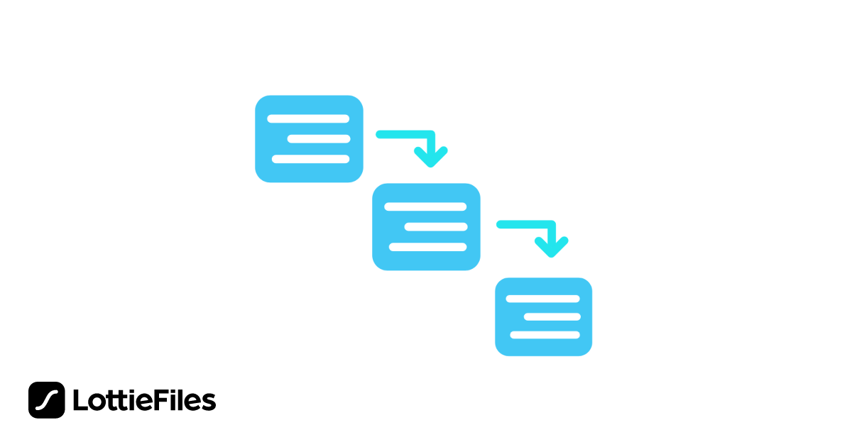 Free waterfall dataflow Animation by MD Abdur Rahim | LottieFiles