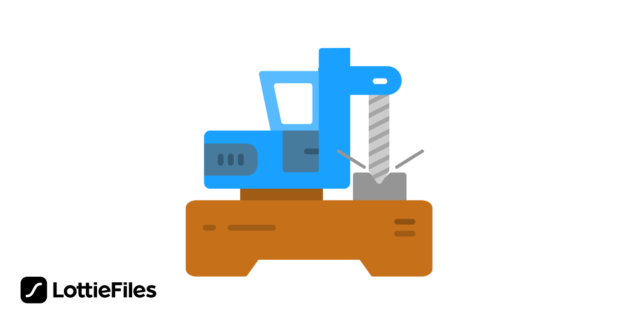 Free drill machine constructions Animation by MD Abdur Rahim | LottieFiles