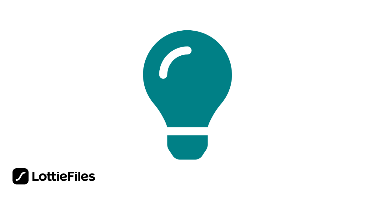 Free Light Bulb Animation Animation by Nicholas Pino | LottieFiles