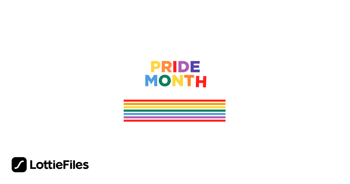 Free Pride Month Loading Animation by Nishara Chathuranga | LottieFiles