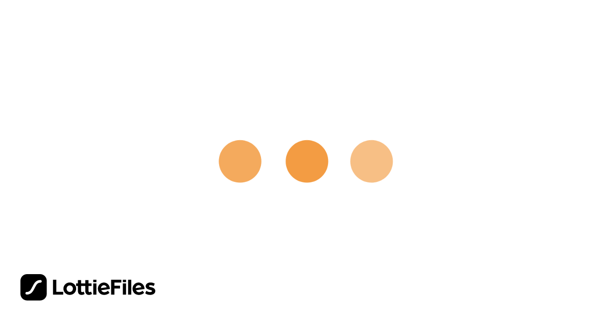Free bright loading dots Animation by Maureen Meyer | LottieFiles
