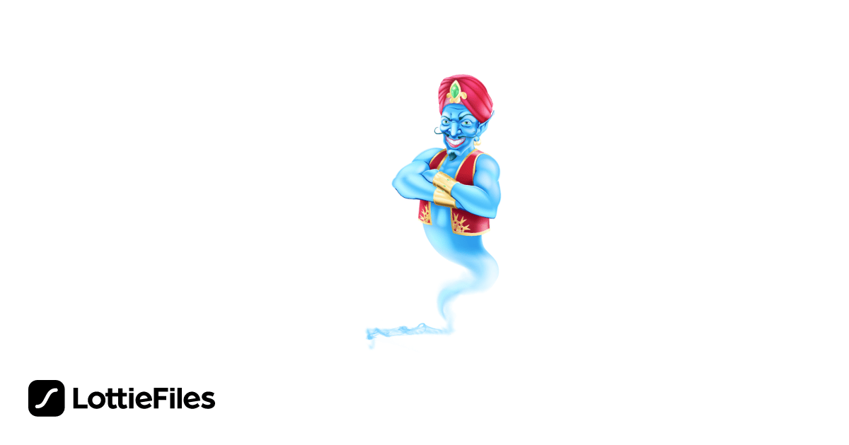 Free Aladdin genie Animation by kamran Ali | LottieFiles