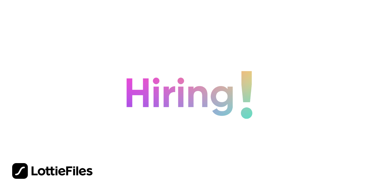 Free hiring Animation by shaiju | LottieFiles