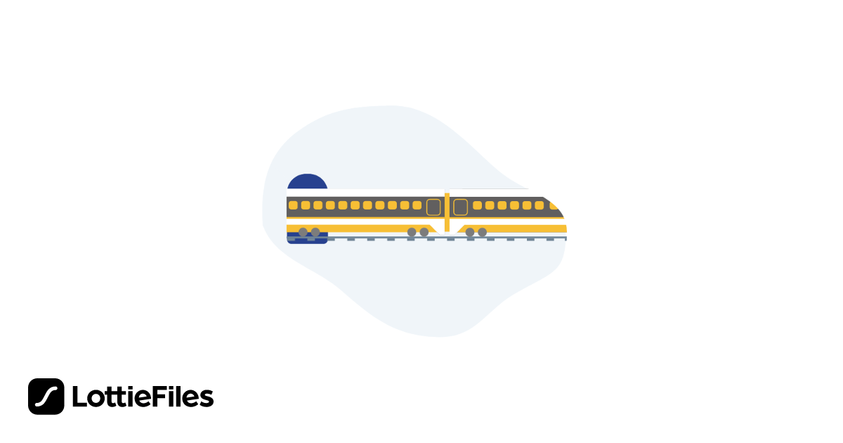 Free Train yellow Animation by Thomas Veilleux | LottieFiles