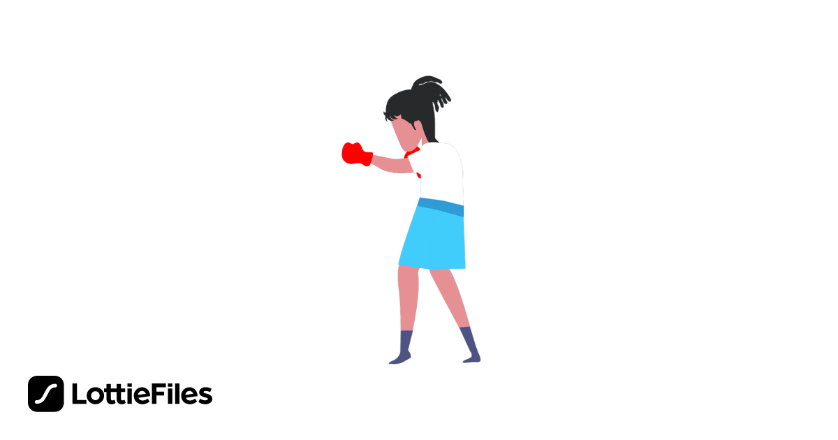 Free Boxing Boy Animation by Asim Abbasi | LottieFiles