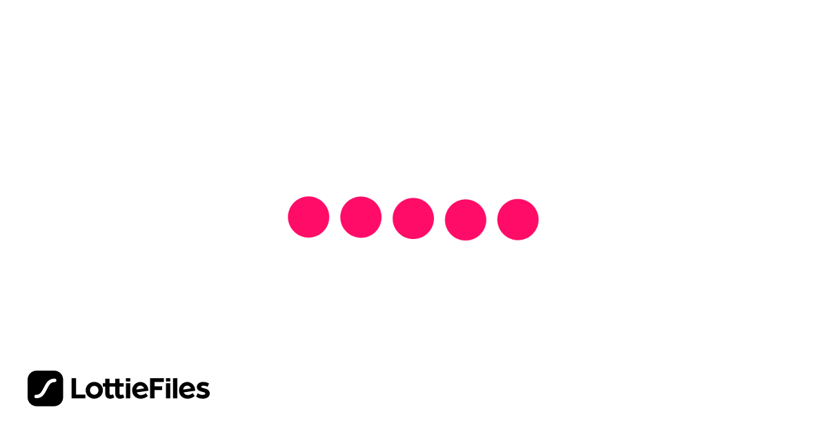 Free Simple Loading Balls Animation by Alistair Webster | LottieFiles