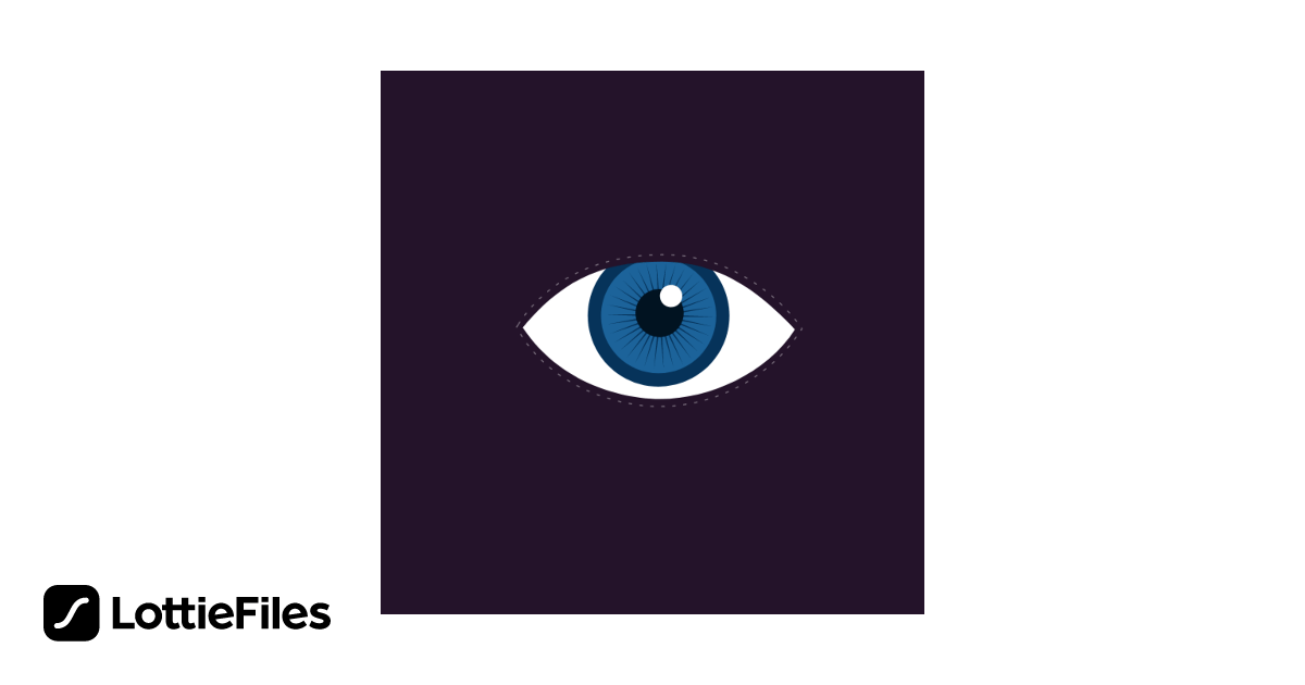Free Human Eye Animation by Md. Imam Hossain | LottieFiles