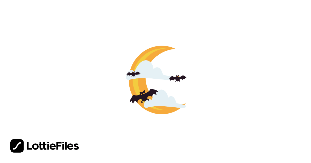 Free Halloween Bats Animation by Ridwan Ridun | LottieFiles