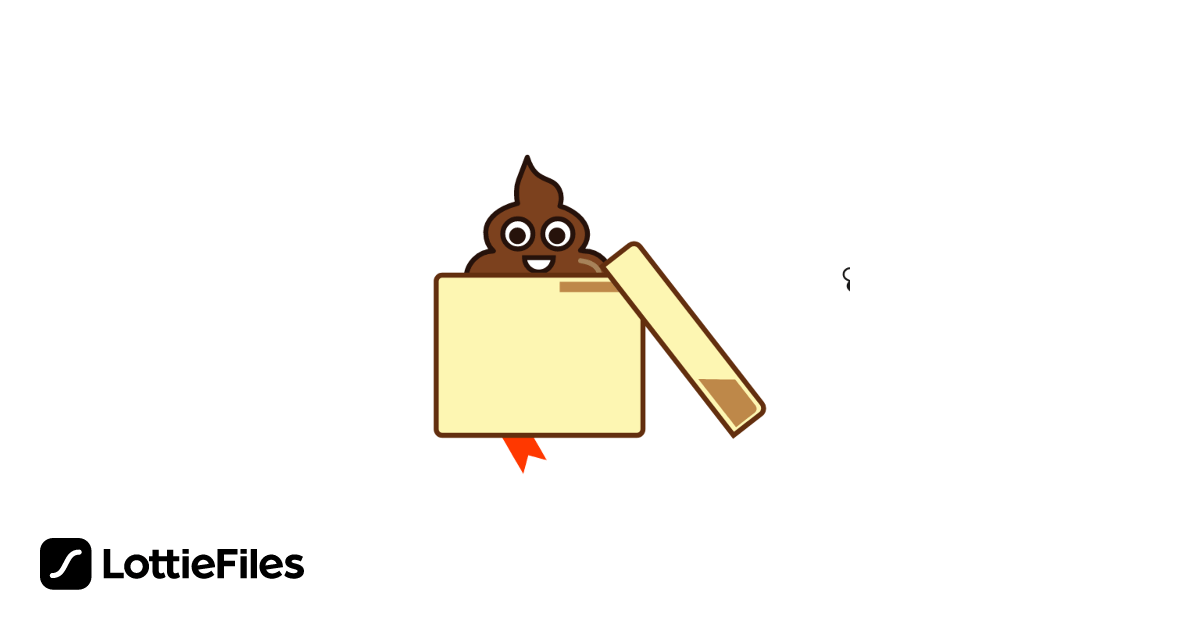 Present poop on LottieFiles. Free Lottie Animation