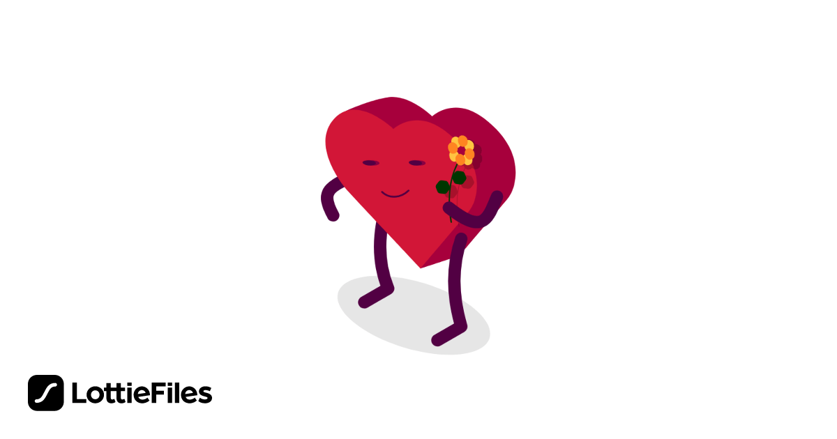 Free Dancing Heart Animation by Mahmoud Morsy | LottieFiles