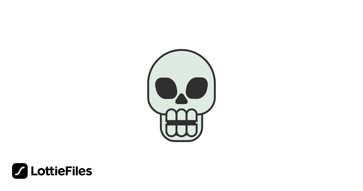 Free Skull Chewing Animation by Andru | LottieFiles