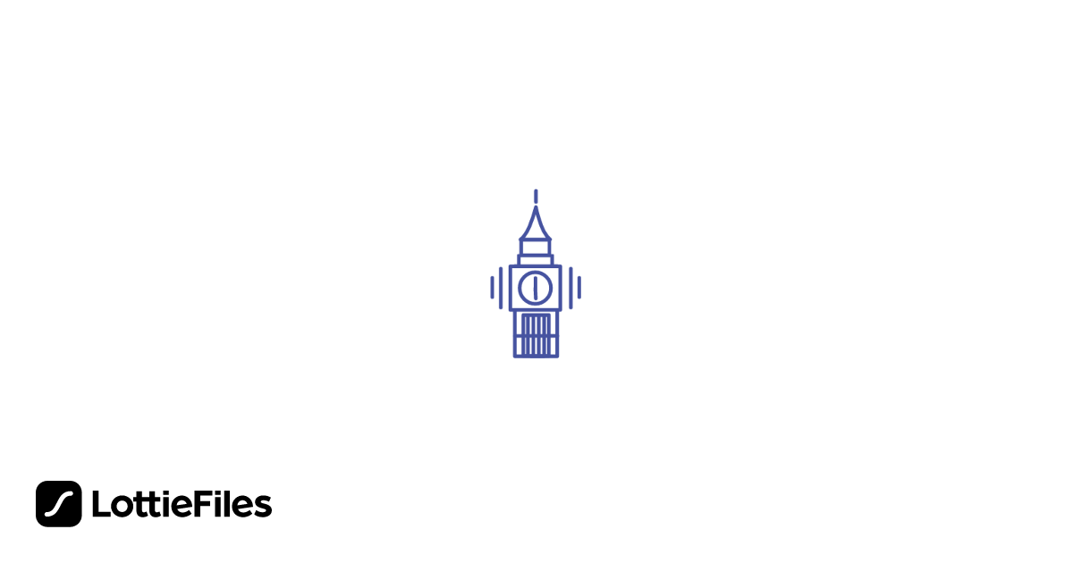 Free Big Ben Clock Tower Animation by Ahmet Erbil | LottieFiles