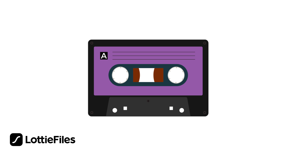 Free Audiocasette Animation by Valery Sysoev | LottieFiles