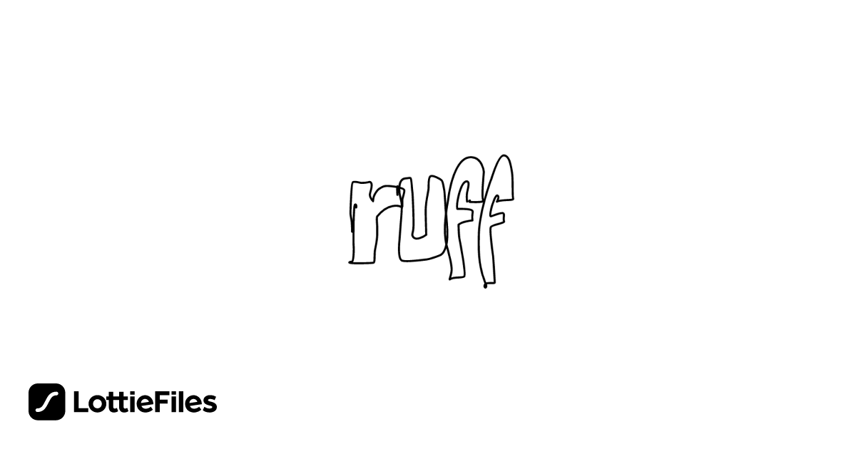 Free ruff Animation by Ruff | LottieFiles