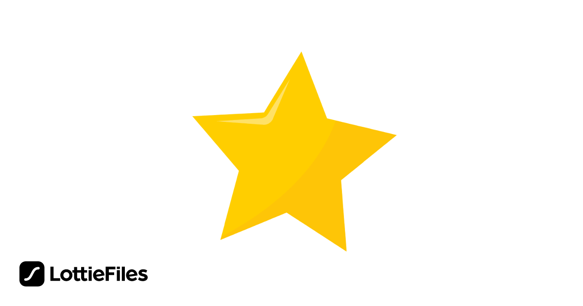 Free Star Animation by Anas Basha | LottieFiles