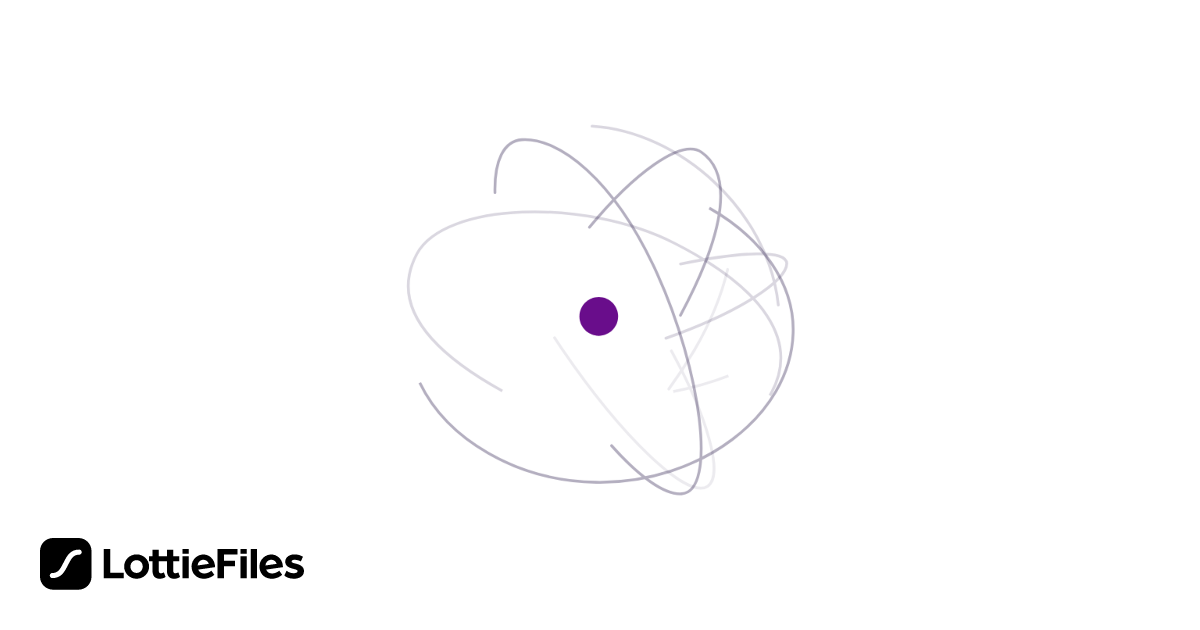 Free Atom (CSS customisible) Animation by Eugene Croquette | LottieFiles