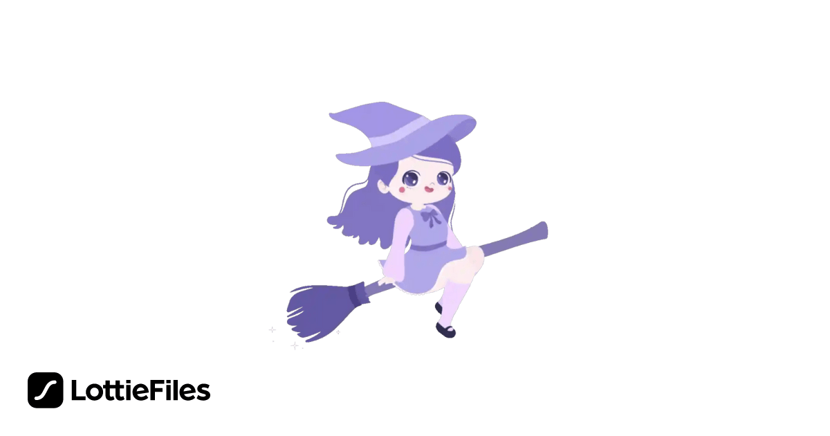 Purple witch version 2 by Dimas Aryo - LottieFiles