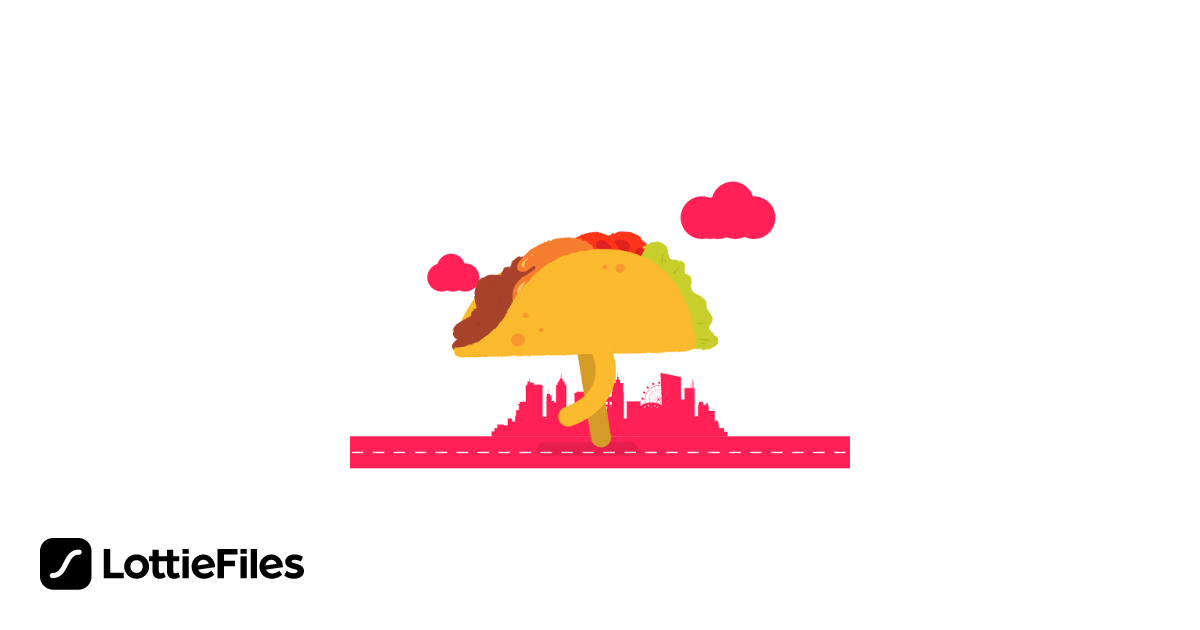 Free Walking Burger Animation by Brendan Stanton | LottieFiles