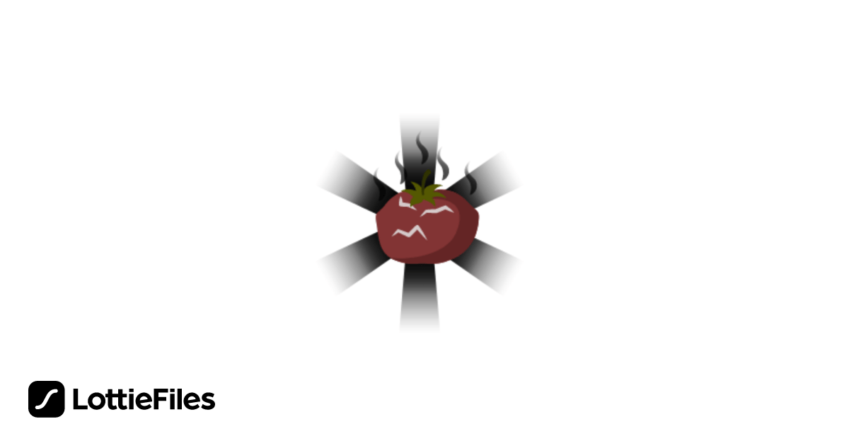 Free Rotten Tomato Animation by Muhamad Ilham | LottieFiles