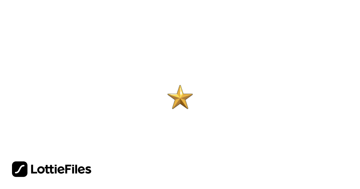 Free Star Float Animation by Tanner Groehler | LottieFiles