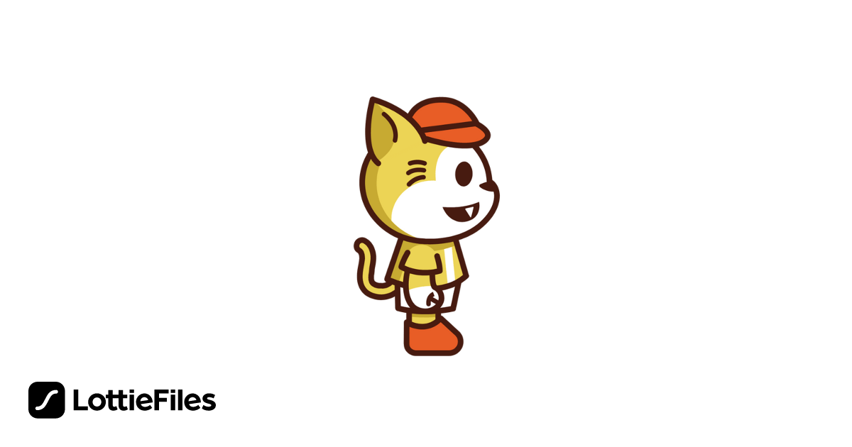 Free Cute cat smile Animation by Abdul Latif | LottieFiles