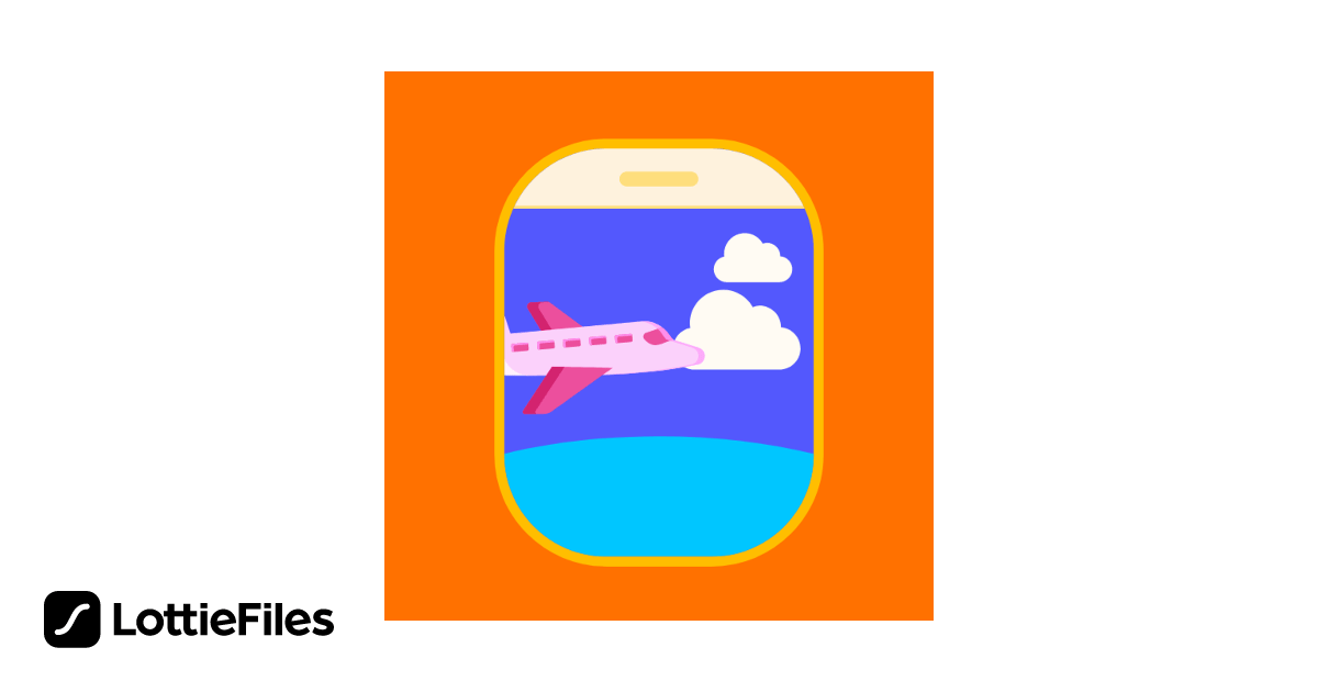 Free Plane window Animation by Sanjib Paul | LottieFiles