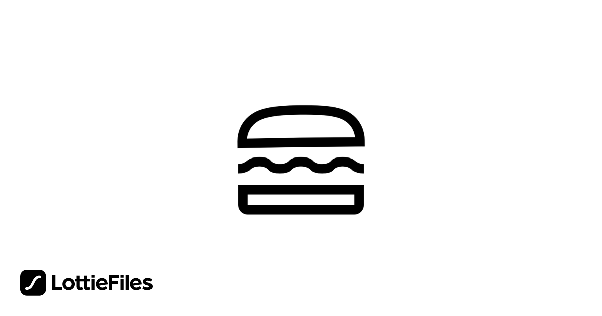 Free Burger Animation by Huamin Wen | LottieFiles