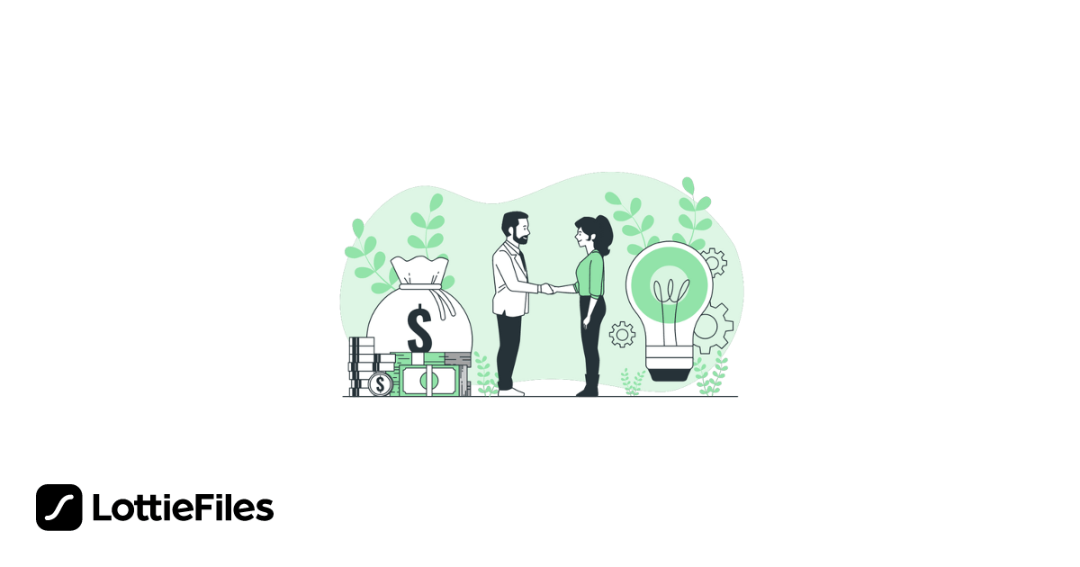 Free Handshake Lottie JSON animation Animation by Tinymotion | LottieFiles