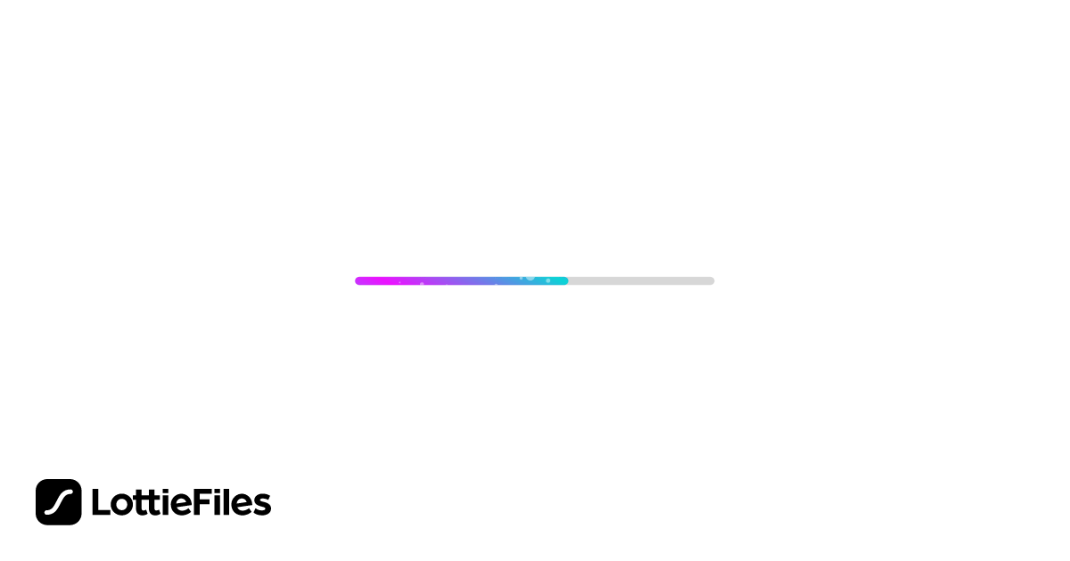 Free Progress Bar - Gradient Animation by Sheikh Sohel | LottieFiles