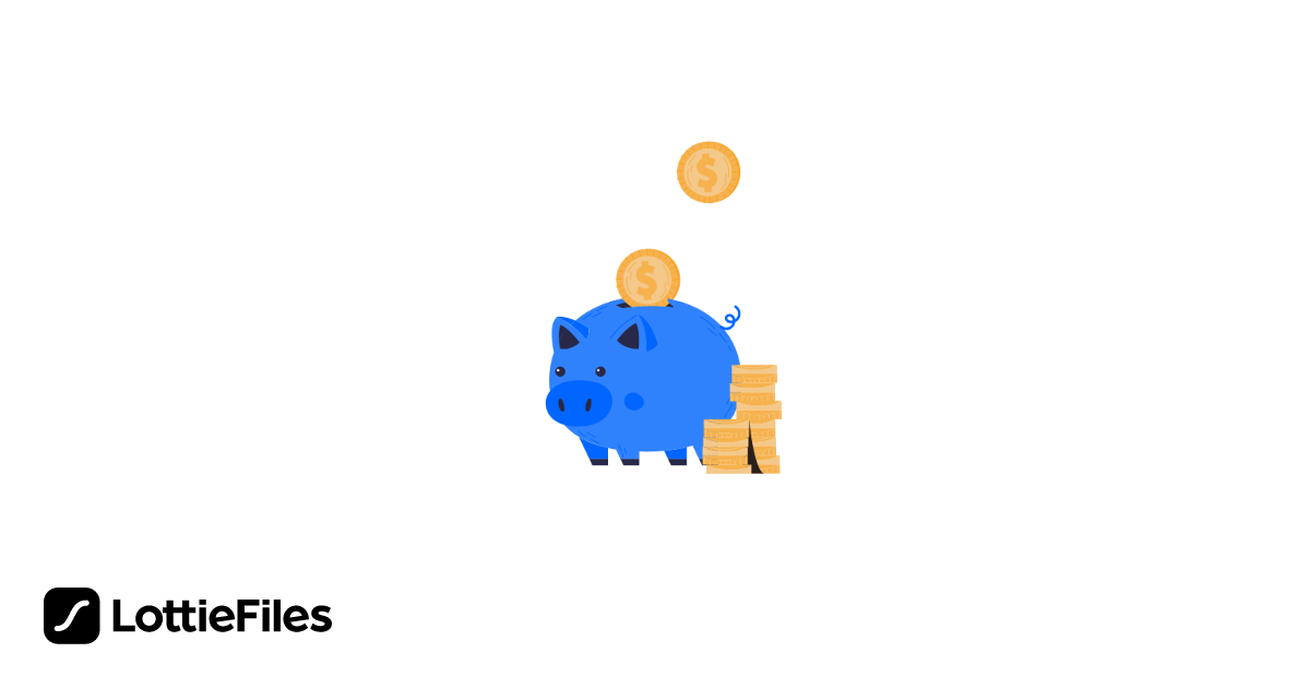 Free original: https://lottiefiles.com/24811-saving-money Animation by ...