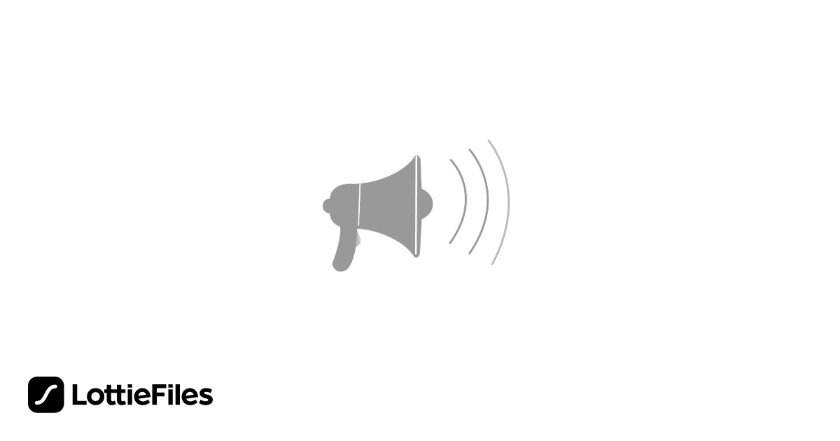 Free Speaker Animation Animation by SM Ringku | LottieFiles