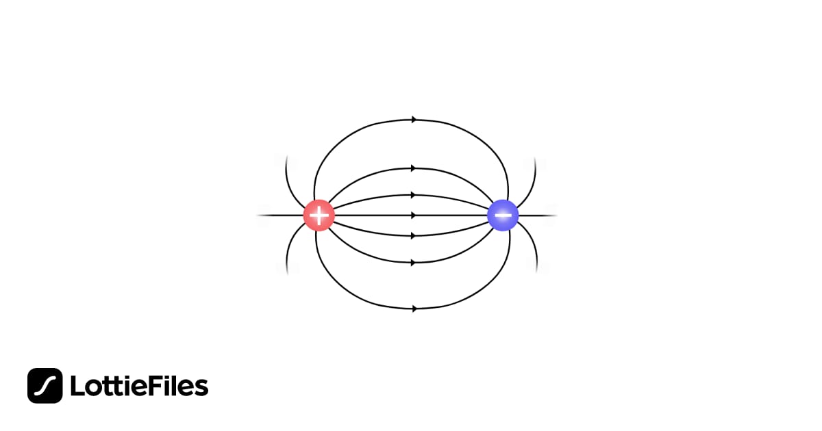 Free Electric field superposition Animation by Joana Barreira | LottieFiles